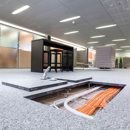 Raised floor systems - Electrical installation technology